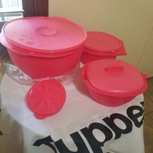 Tupperware | Dining | Tupperware Gorgeous Pink Set | Poshmark